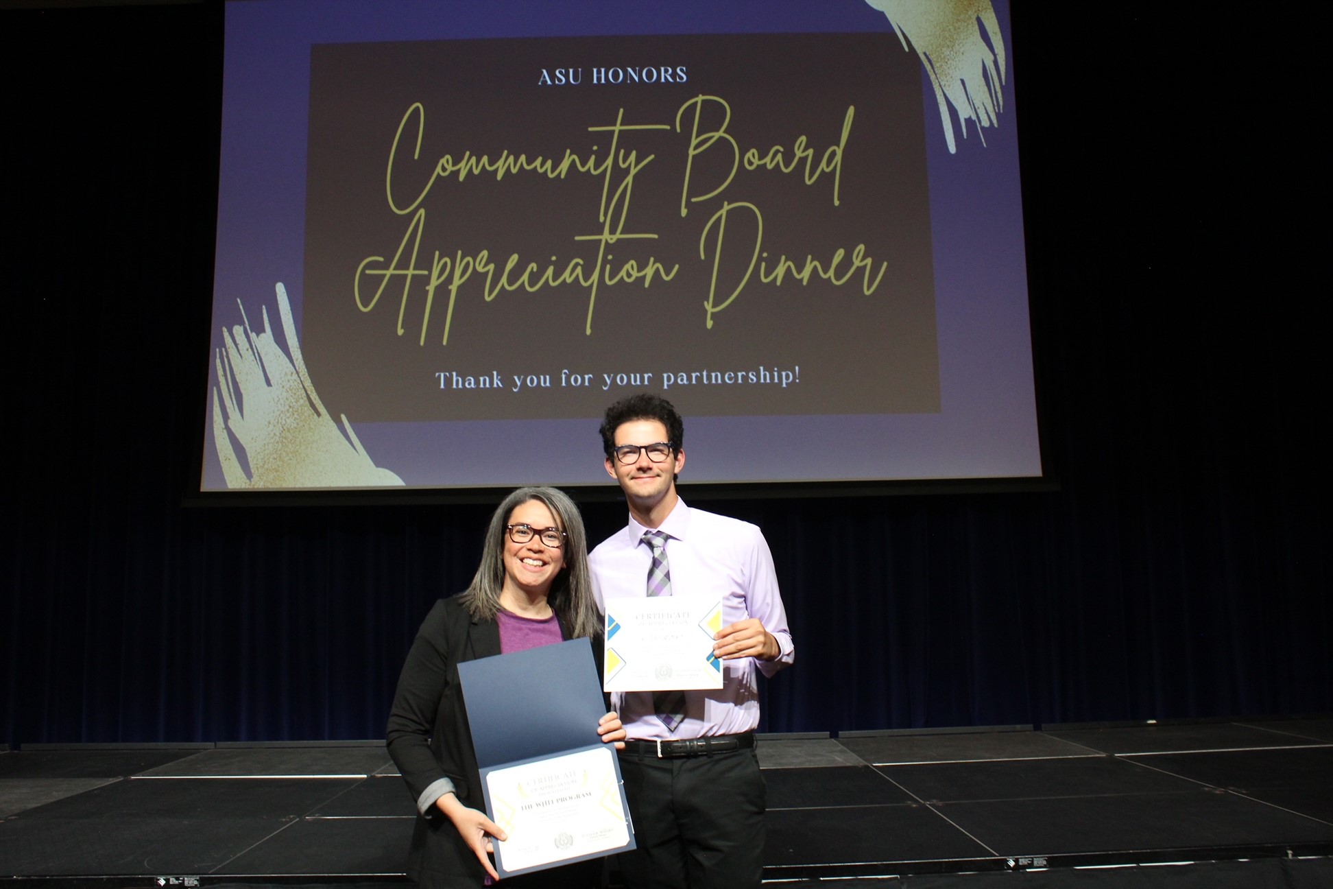 ASU Community Board Appreciation Dinner :: WHIT Program